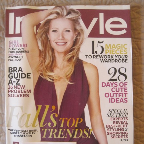 Other | Instyle Magazine Gwyneth Paltrow October 212 | Poshmark